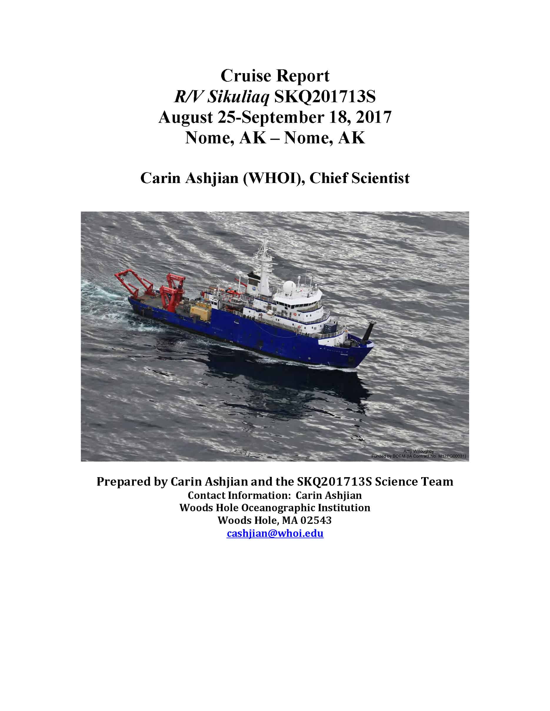 North Pacific Research Board | Arctic Program